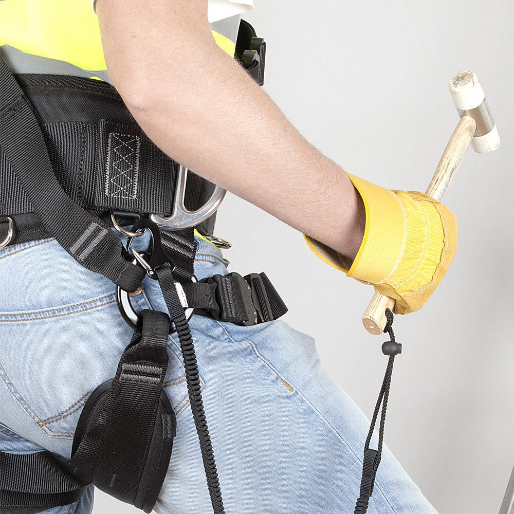 TOOL SAFETY LANYARD - elastic lanyard for securing tools